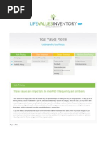 Life Values Inventory PDF | PDF | Social Group | Emotions