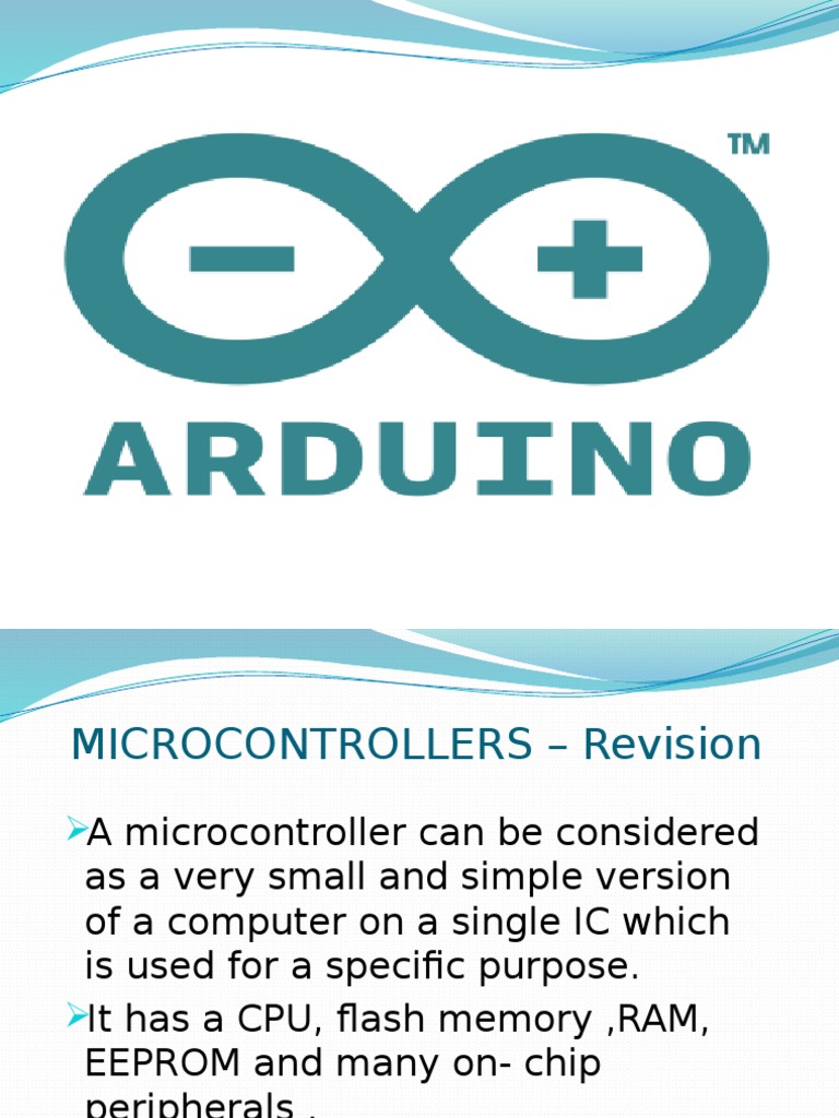 Arduino Lecture | PDF