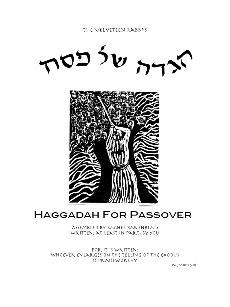 Velveteen Rabbi's Passover Haggadah | PDF | Passover Seder | Haggadah