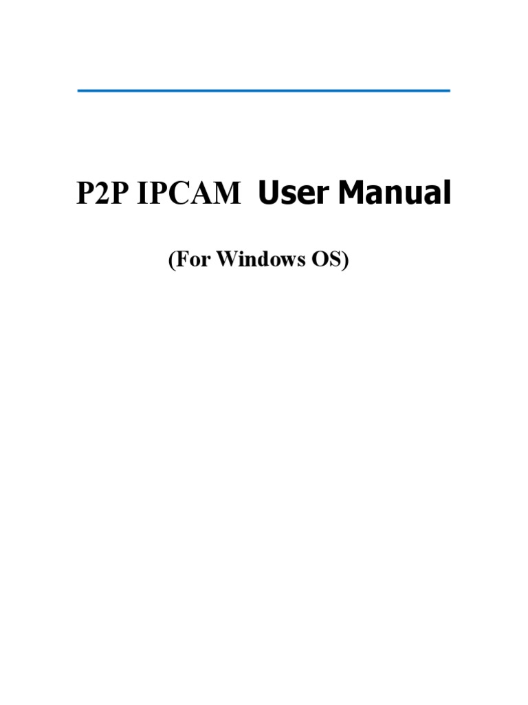 P2P IP Camera Setup Guide | PDF | Ip Address | Computer Network
