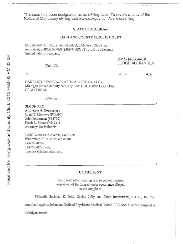 Doctors' Hospital | PDF