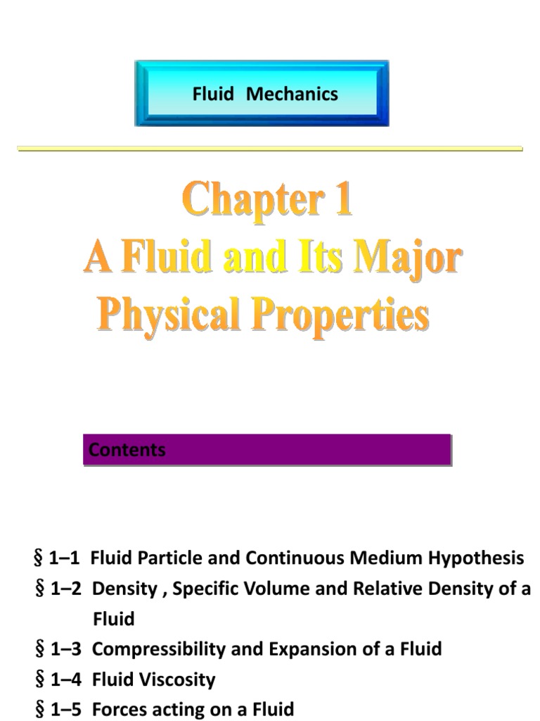 FluidMechanics 2 | PDF | Viscosity | Liquids