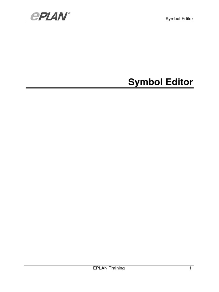 1900 Symbol Editor | PDF | Library (Computing) | Menu (Computing)