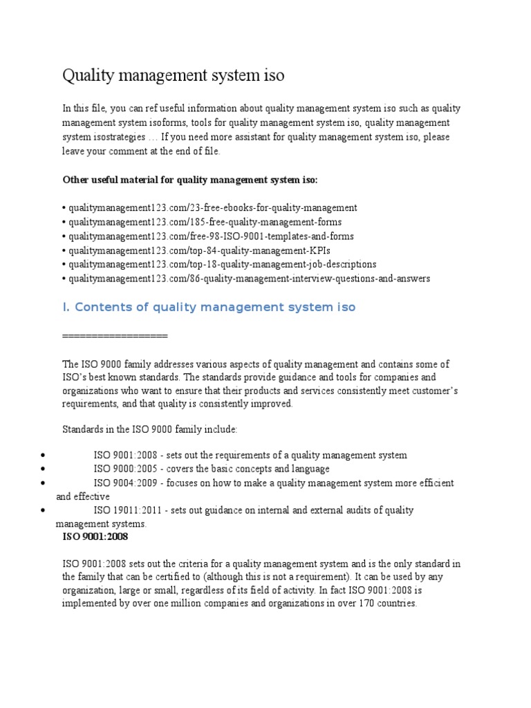 Quality Management System Iso | PDF | Scatter Plot | Scientific Modeling