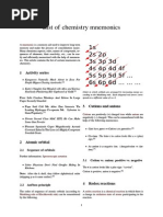 Cations and Anions - Mnemonics | PDF