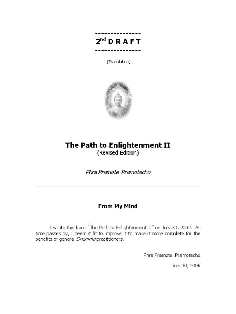 Steps to Enlightenment in Buddhism | PDF | Vipassanā | Sati (Buddhism)