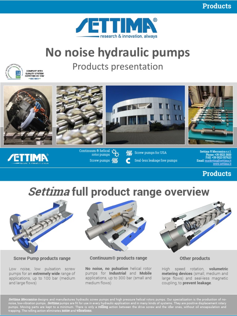 Prezentacja Pomp Settima | PDF | Fuel Oil | Pump