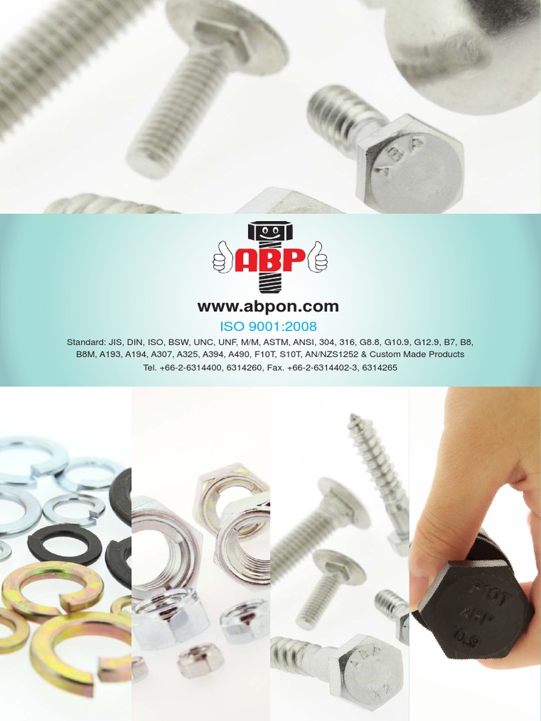 ABP Bolt Catalog 2014 | PDF
