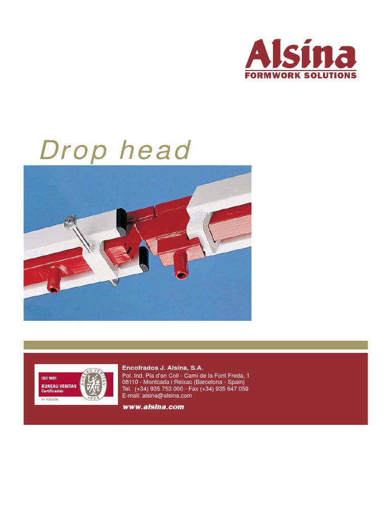 Drop Head with Wood for Safe Formwork | PDF | Technology & Engineering