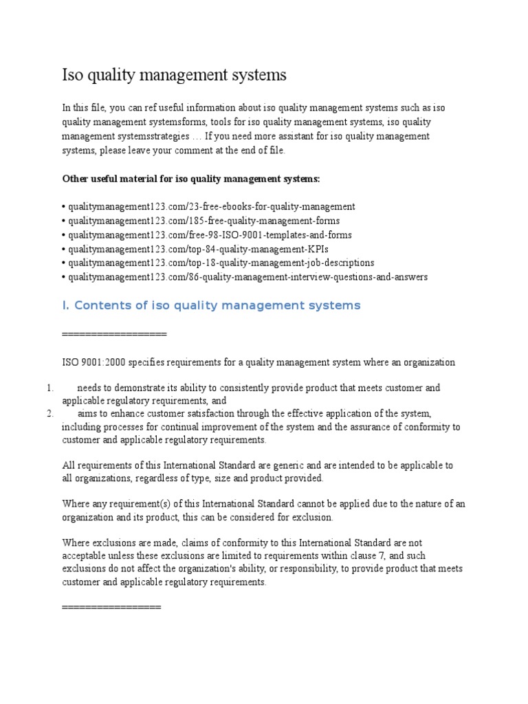 Iso Quality Management Systems | PDF | Scatter Plot | Histogram