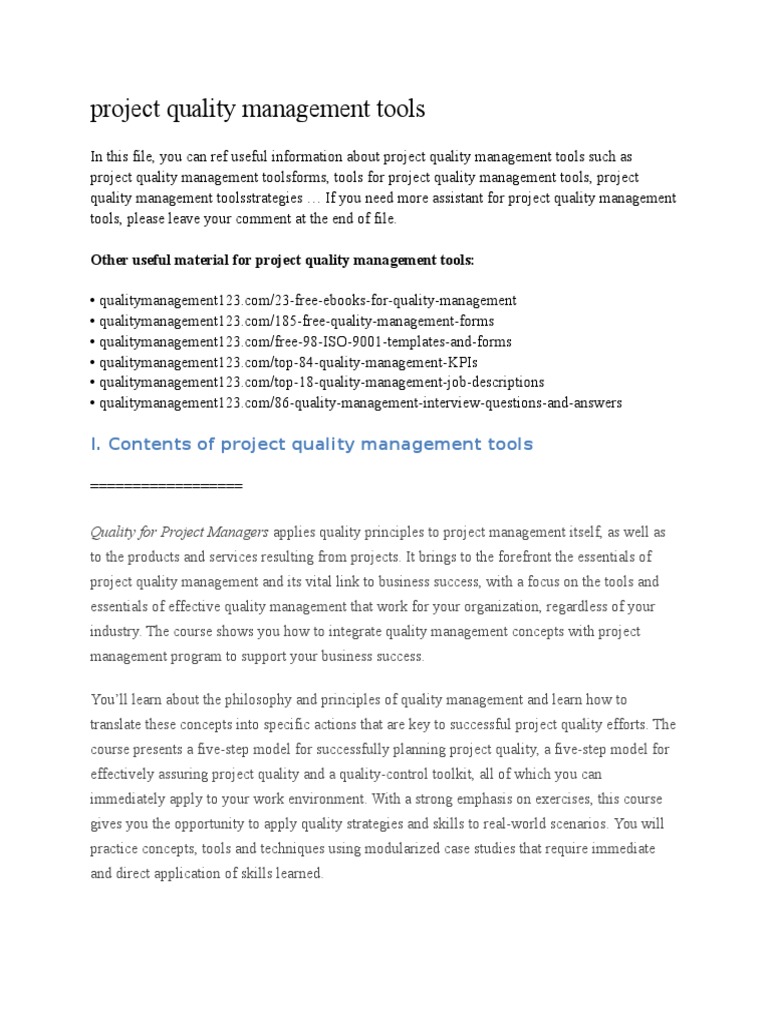 Essential Project Quality Management Tools | PDF | Scatter Plot | Histogram