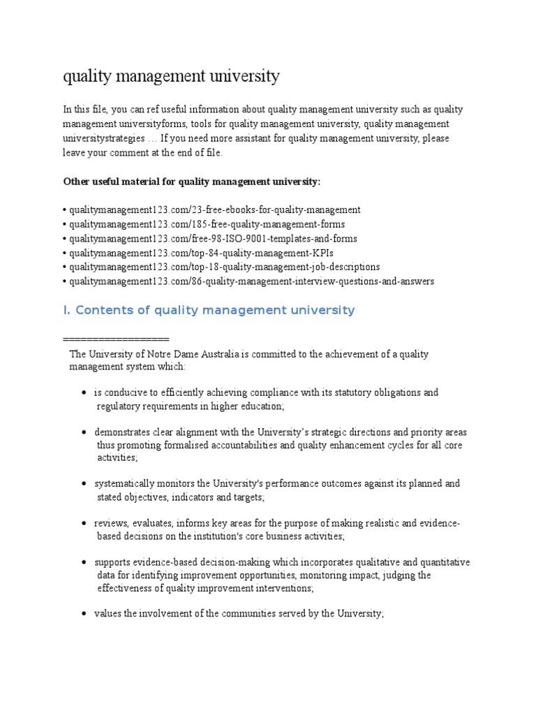 Quality Management University | Download Free PDF | Scatter Plot | Histogram