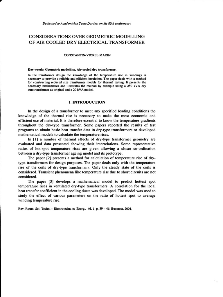 Temp Rise Dry Type Transformer | PDF | Transformer | Alternating Current