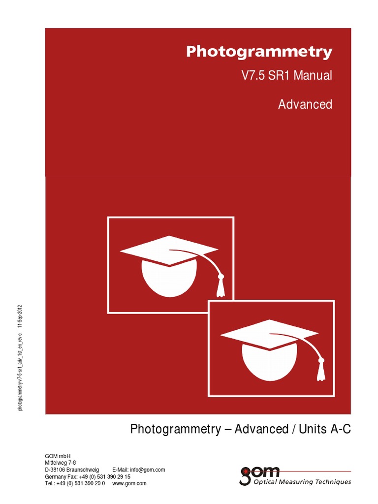Photogrammetry-V7-5-Sr1 Adv 1st en Rev-C | PDF | Cartesian Coordinate ...