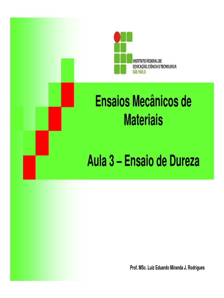 Em3 PDF | PDF | Dureza | Engenharia Mecânica