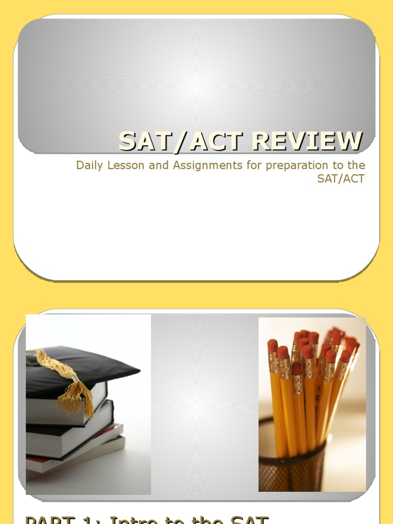 Sat Review | PDF | Sat | Science
