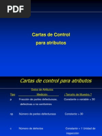 Cartas de Control Por Atributos | PDF | Dispersión estadística | Aluminio
