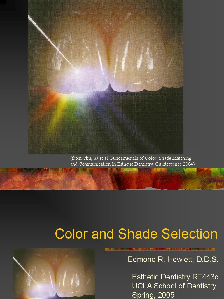 Color & Shade Matching PPT - Unlocked | PDF | Color | Lighting
