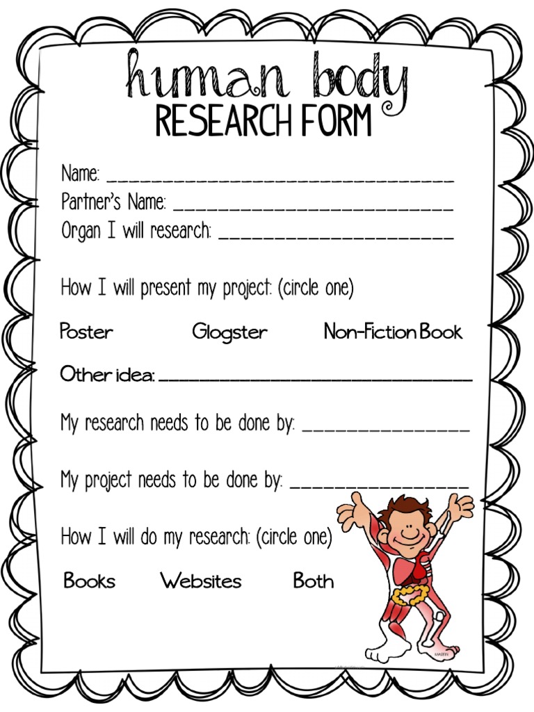 Human Body Research Project Guide | PDF