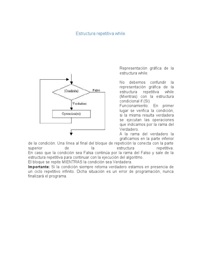 While | PDF | Programa de computadora | Programación
