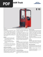 Crown Pc4500-Spec-Sheet | PDF | Elevator | Truck