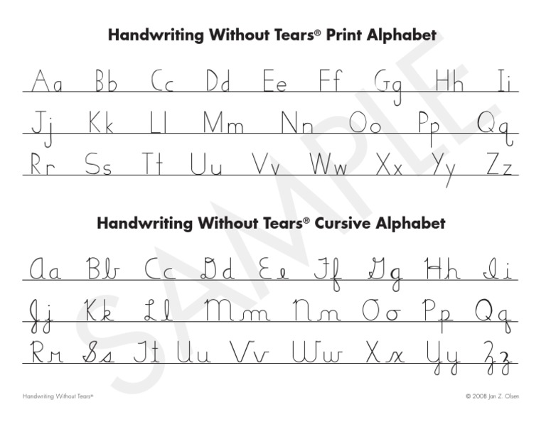 HWT Alphabet | PDF