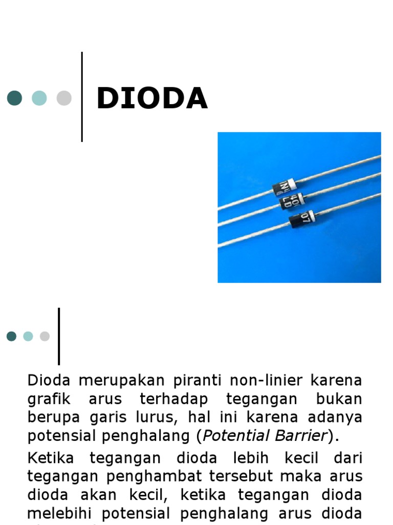Dioda | PDF | Sains & Matematika | Teknologi & Rekayasa