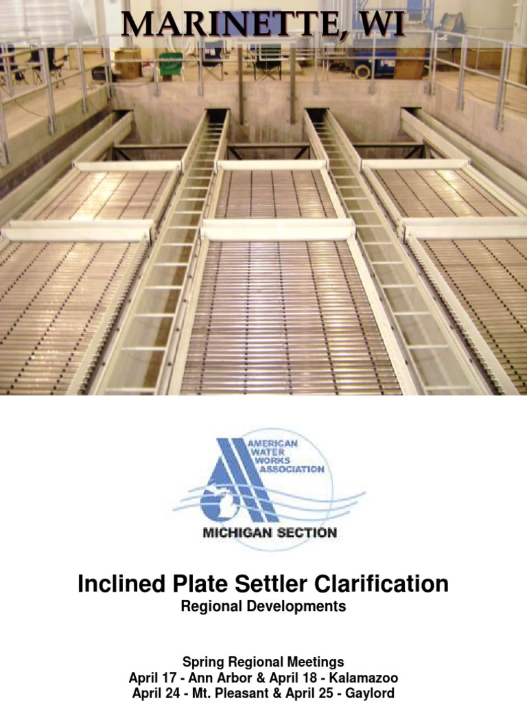 7 - Inclined Plate Settler Clarification | Hydraulic Engineering ...