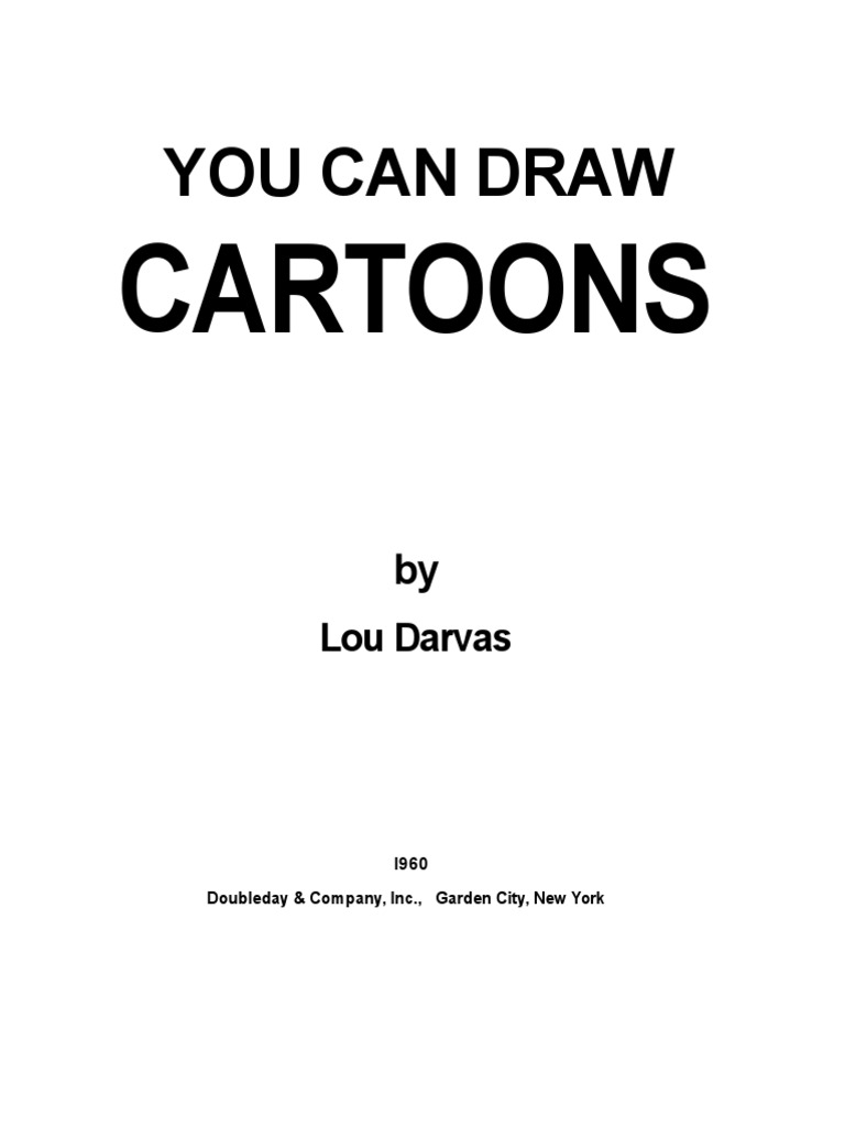 You Can Draw Cartoons | PDF