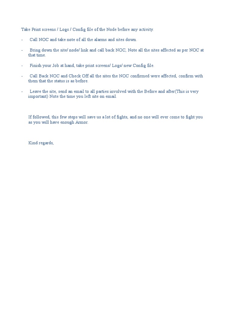 Cutover Checklist | PDF