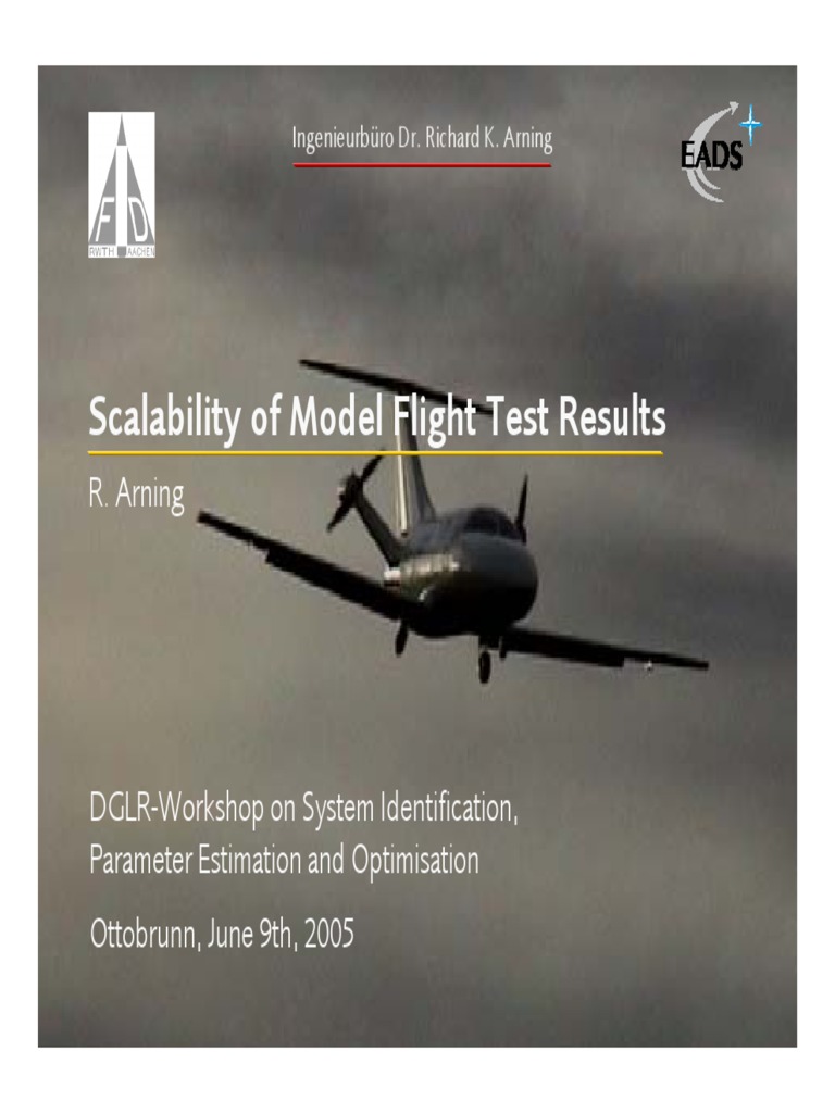 Scalable Model Flight Testing Insights | PDF | Wind Tunnel ...