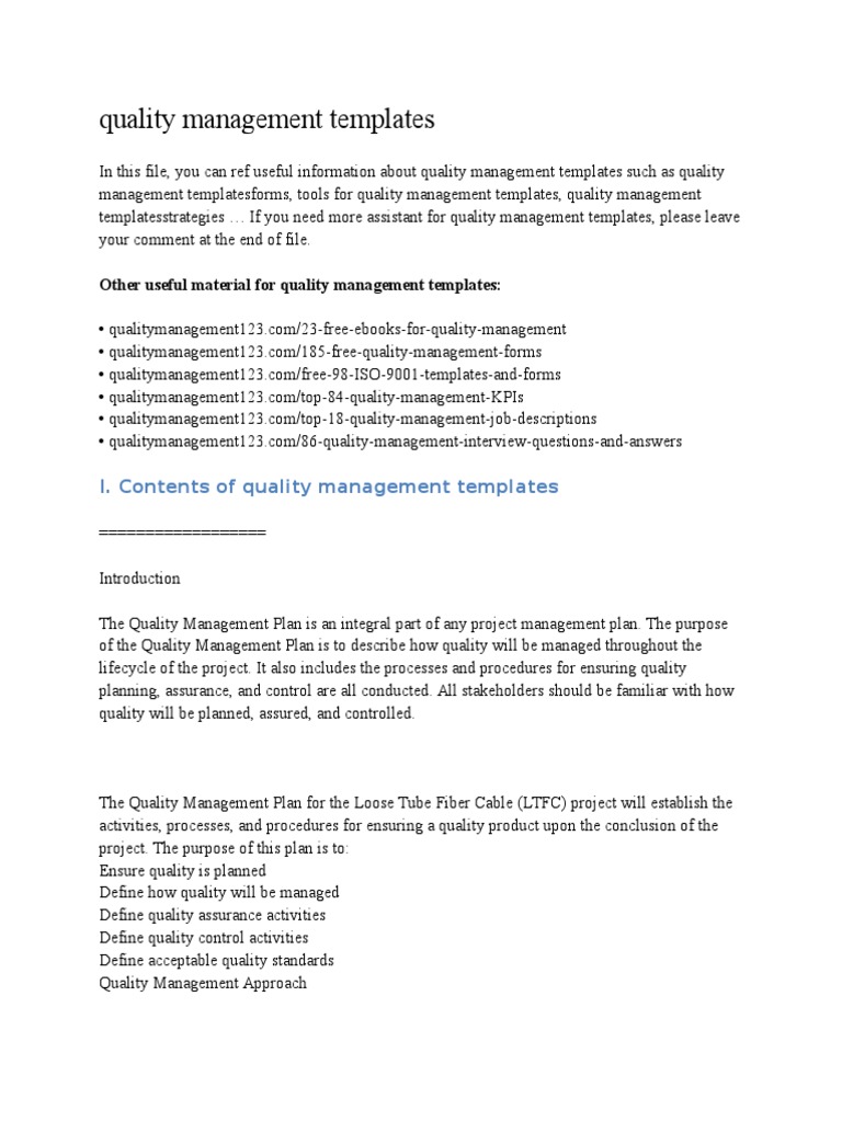 Quality Management Templates | PDF | Scatter Plot | Production And ...