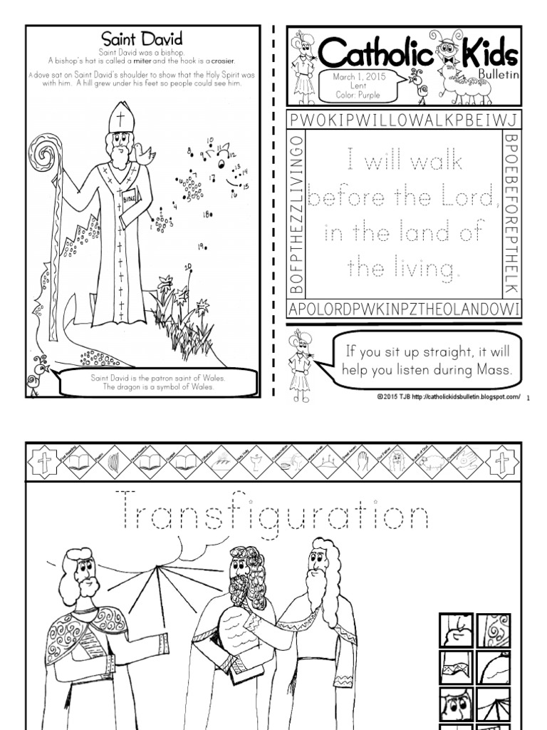 March 2015 Catholic Kids Bulletin | PDF | Cooking, Food & Wine | Wellness
