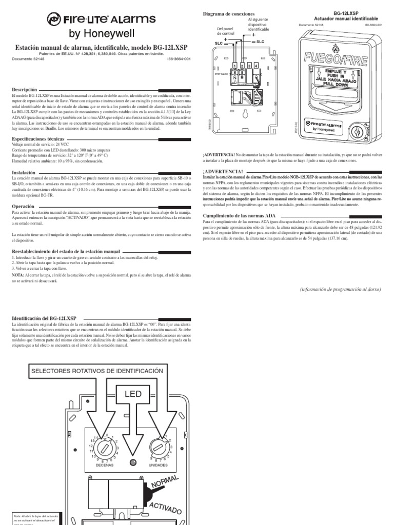 Guía de Instalación BG-12LXSP | PDF | Relé | Bienes manufacturados