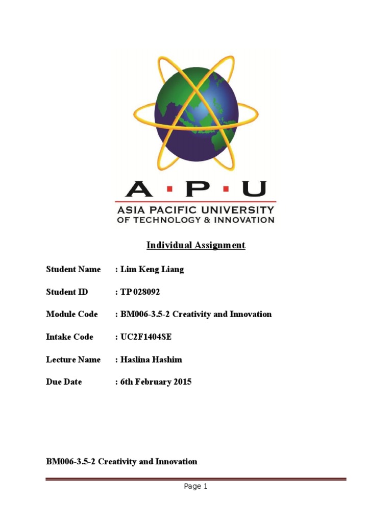 CRI Assignment | PDF | Clothing | Innovation