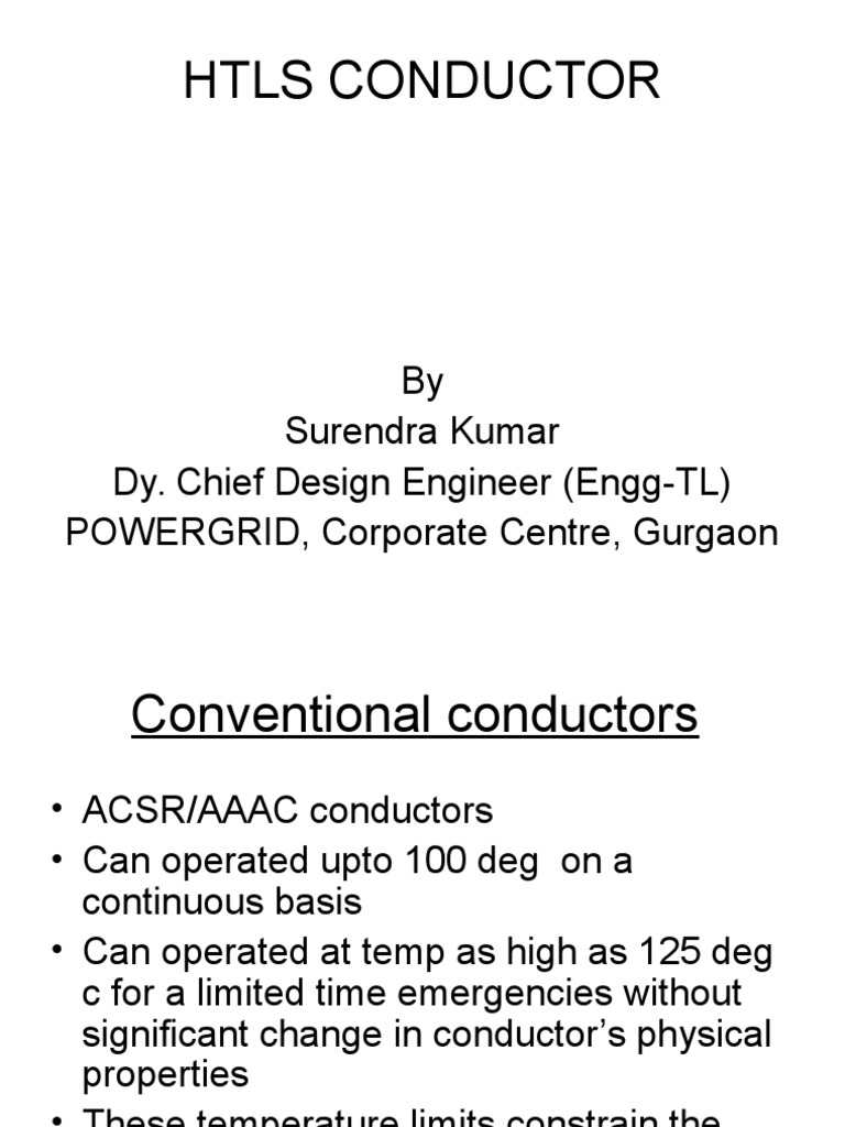 HTLS Conductors | PDF | Electrical Conductor | Electromagnetism
