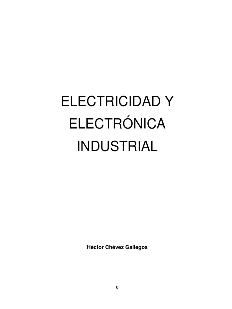 Electrónica y Electricidad | PDF | Electricidad | Corriente eléctrica