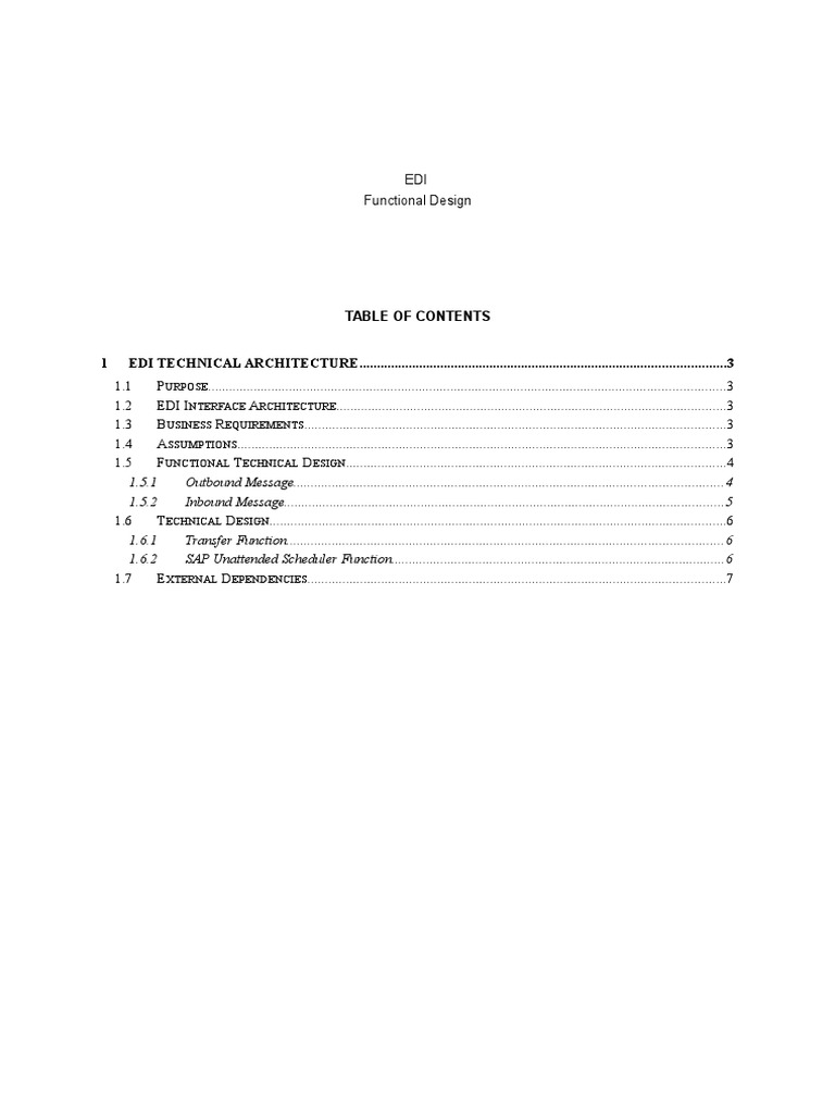 Interface Function Specification | PDF | Electronic Data Interchange ...