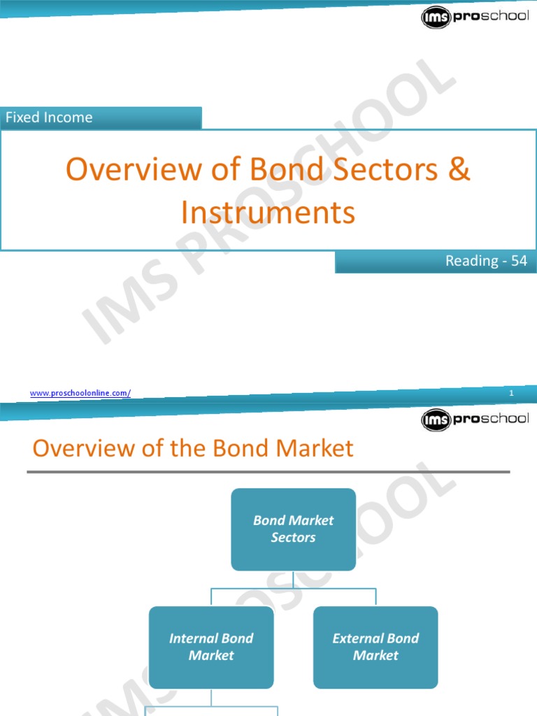 Overview of Bond Market Sectors | PDF | United States Treasury Security ...