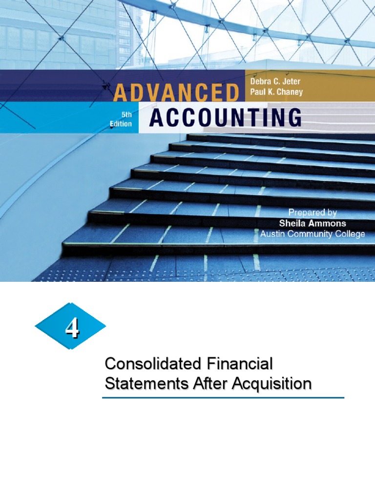 ch04 Advanced Accounting | PDF | Debits And Credits | Book Value