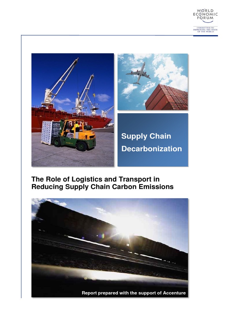 Supply Chain Decarbonization (WEF) | PDF | Low Carbon Economy | Supply ...
