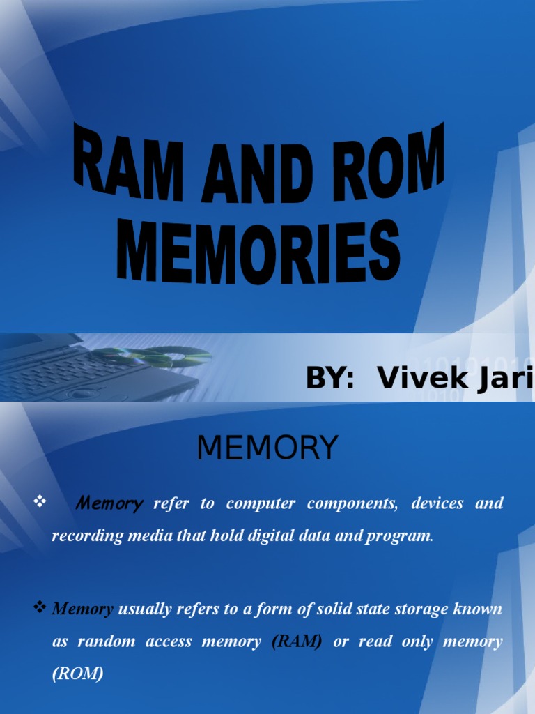 Ram & Rom 2 | PDF | Read Only Memory | Computer Data Storage