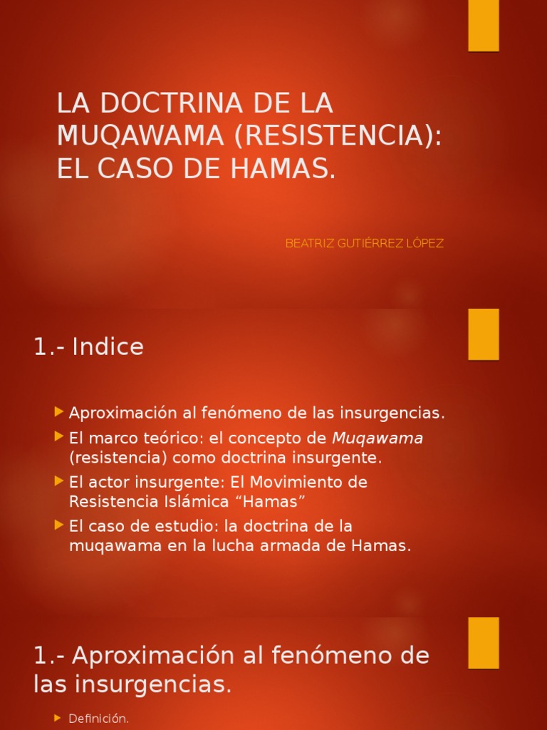 La Doctrina de La Muqawama (Resistencia) | PDF | Guerra de guerrillas ...