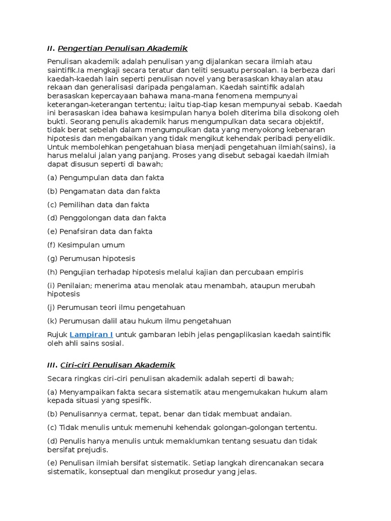 Penulisan Akademik | PDF