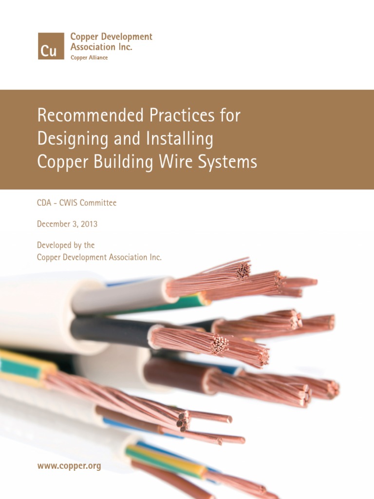 Copper Wire Install Standard | PDF | Electrical Wiring | Electrical ...