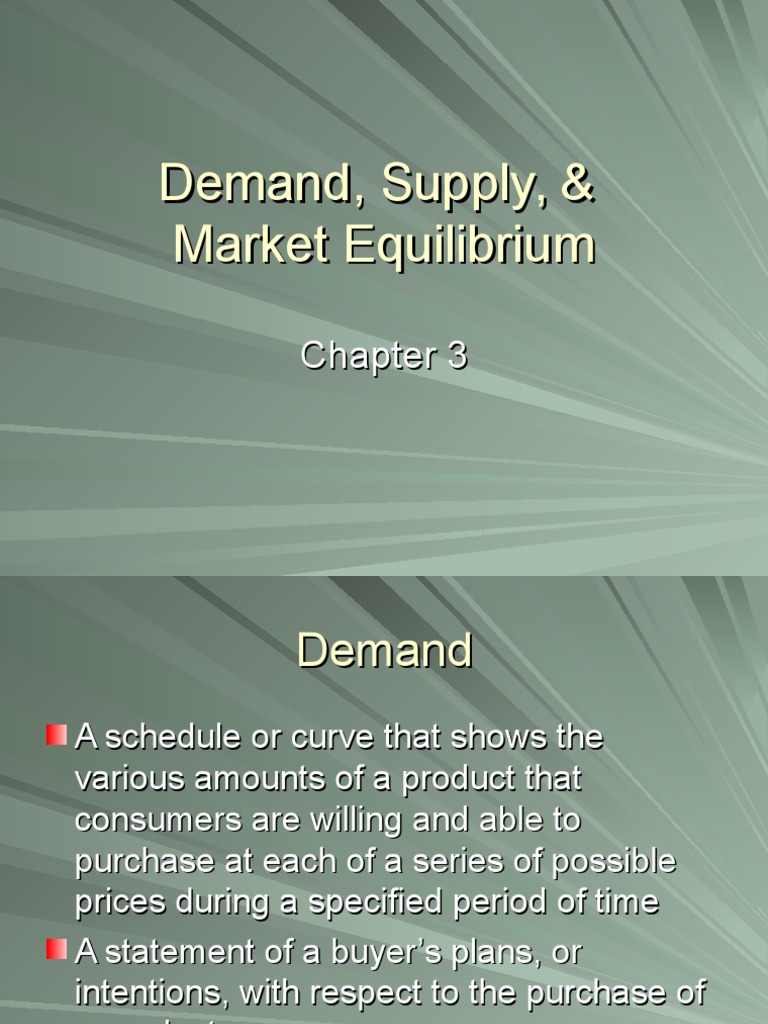 DD & Ss | PDF | Supply (Economics) | Demand