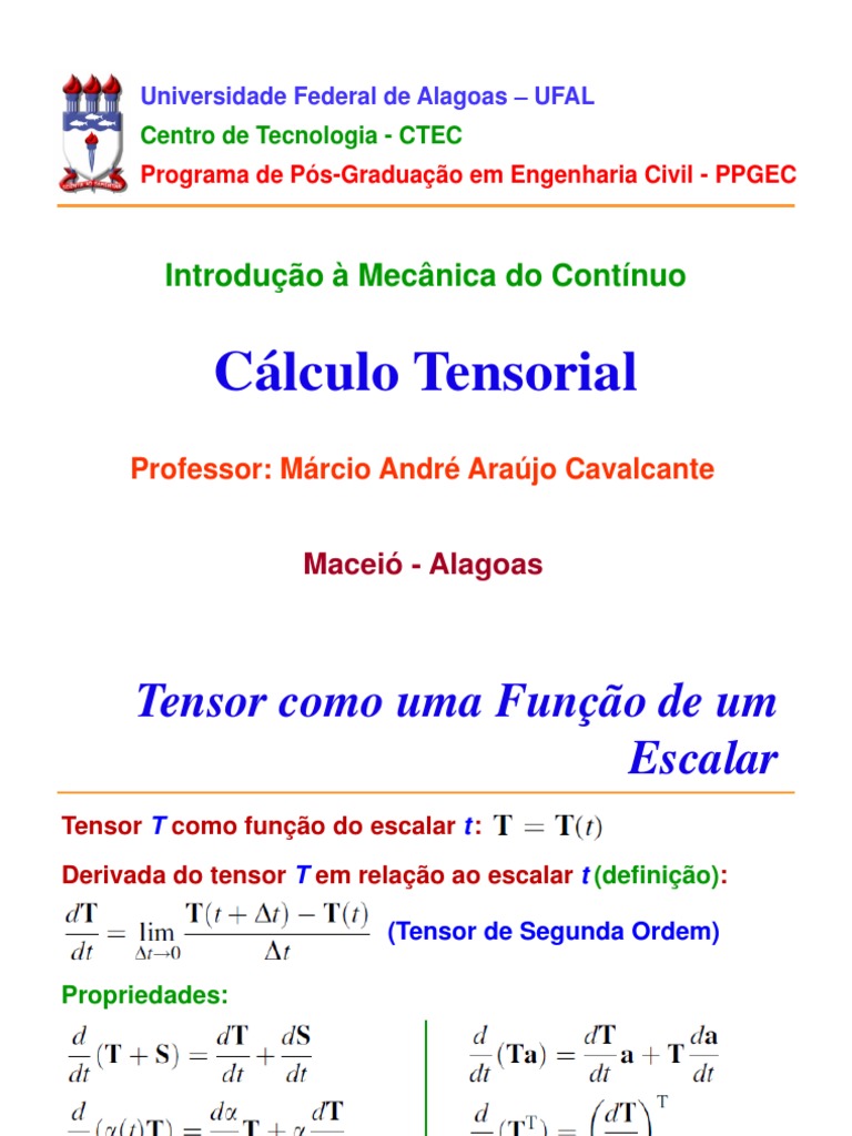 Cálculo Tensorial | PDF