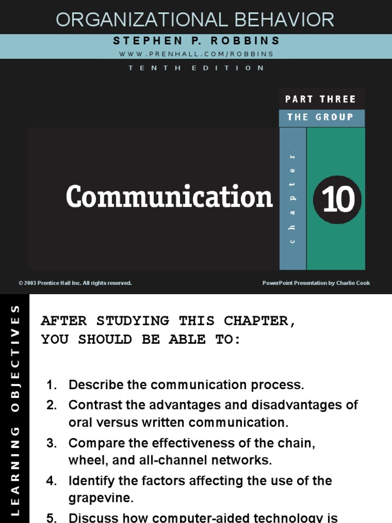 Organizational Behavior | PDF | Behavior | Communication
