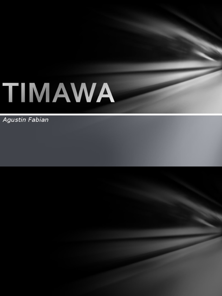 TIMAWA by Fabian Agustin | PDF