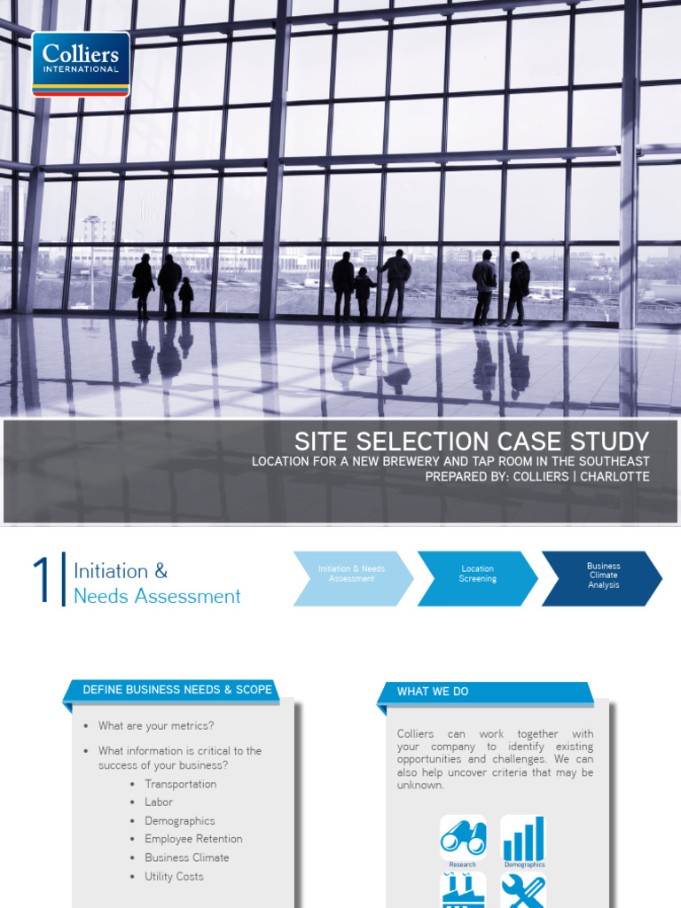 Site Selection Presentation | PDF | Business | Needs Assessment